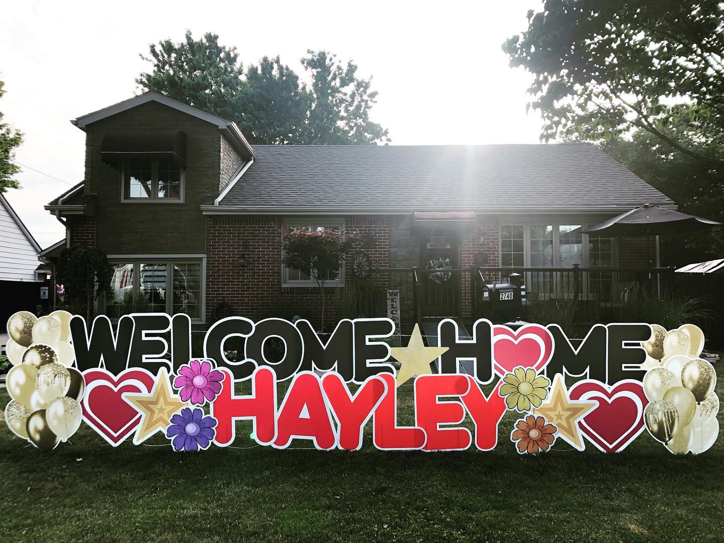 Yard Greeting - Personalized Lawn Signs - Birthdays & More